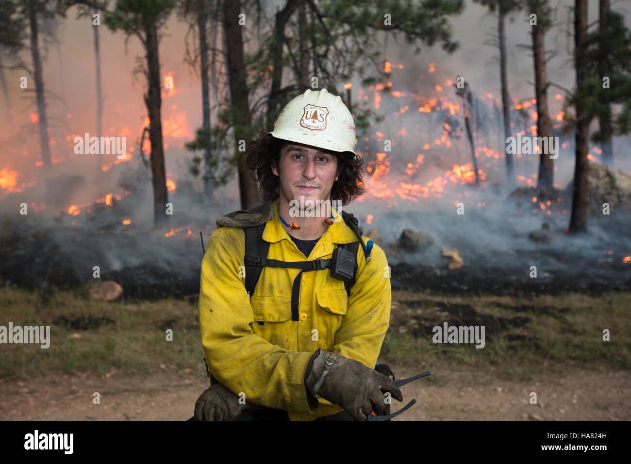 The Forest Service responds to a forest fire, with hotshot crews ...