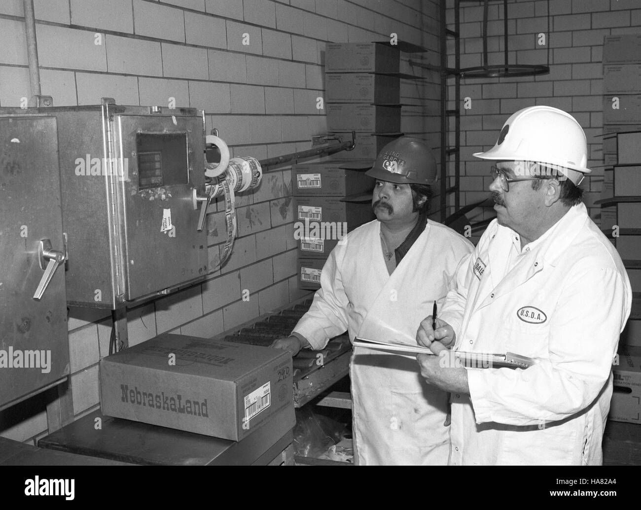 The image represents the USDA’s role in overseeing food safety and ...