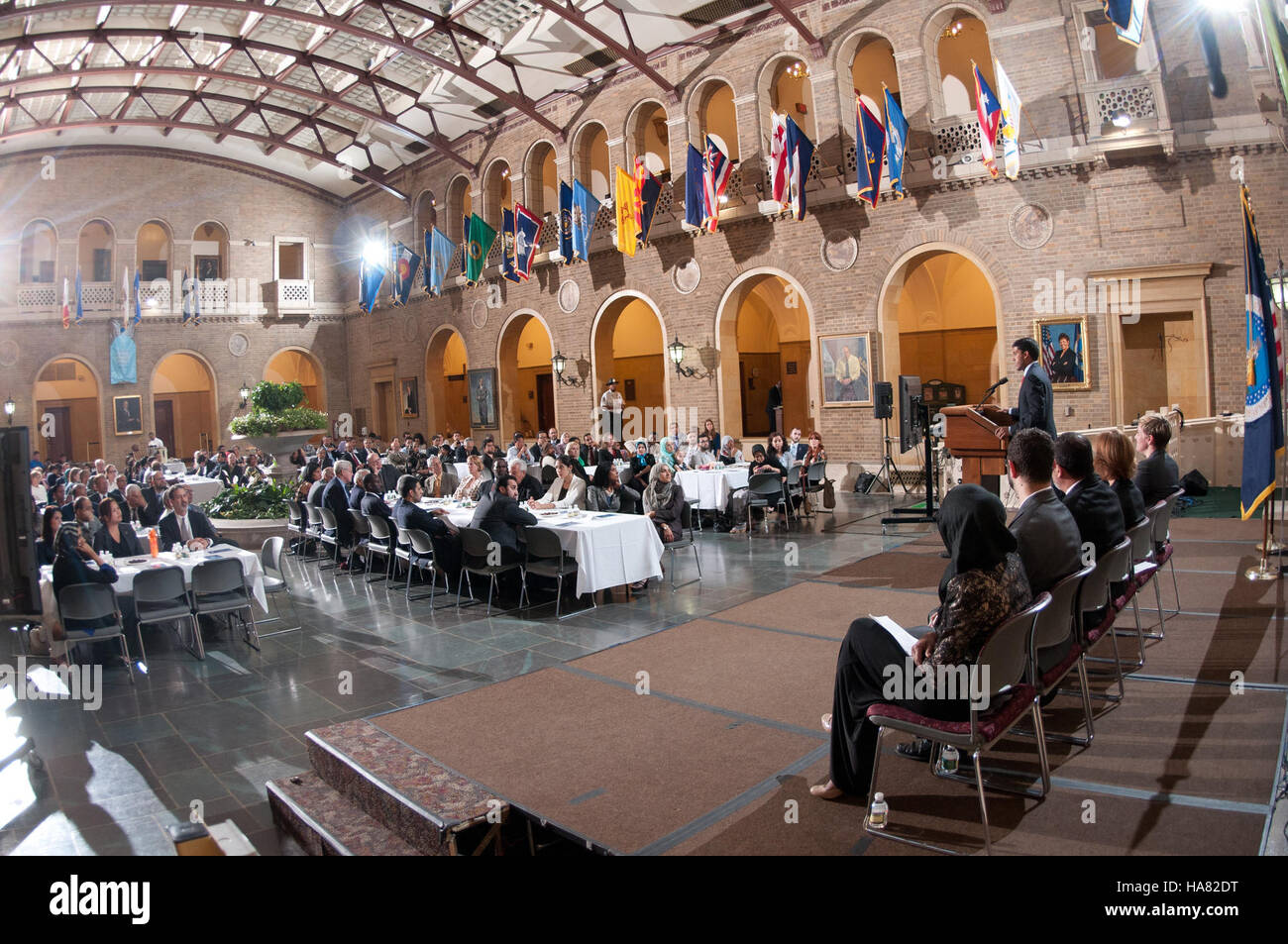 This image depicts a gathering for Iftar, highlighting cultural ...