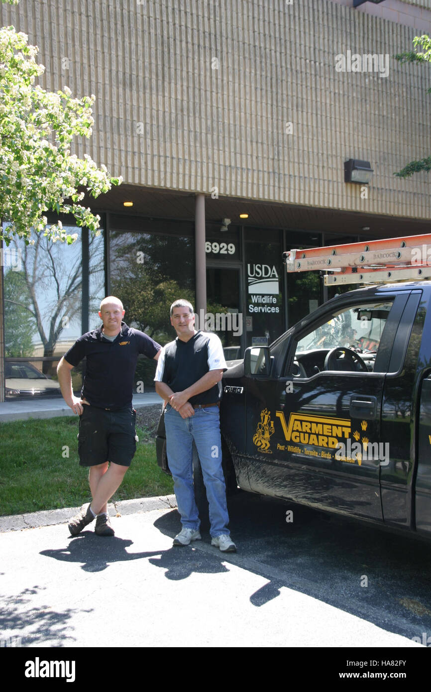 This image shows USDA researchers at work in a natural environment ...