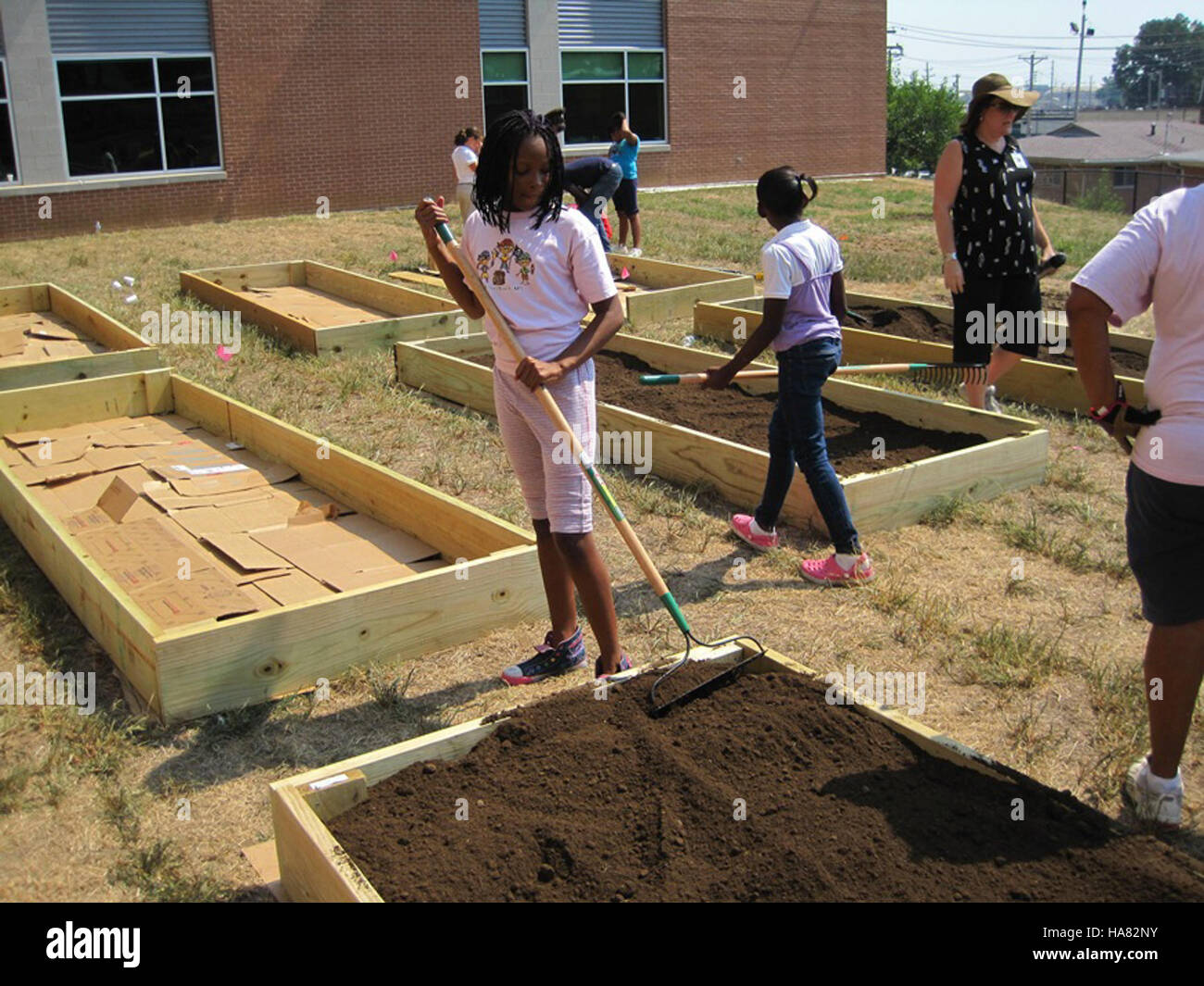 School gardens promote environmental education and sustainability, allowing students to engage ...