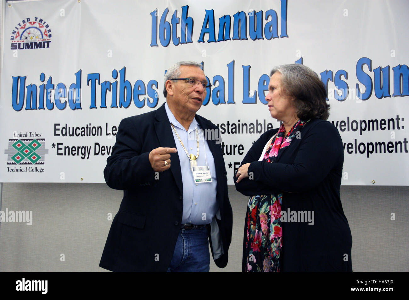 Janie Hipp, a USDA leader, attends the Sioux Summit, discussing tribal ...