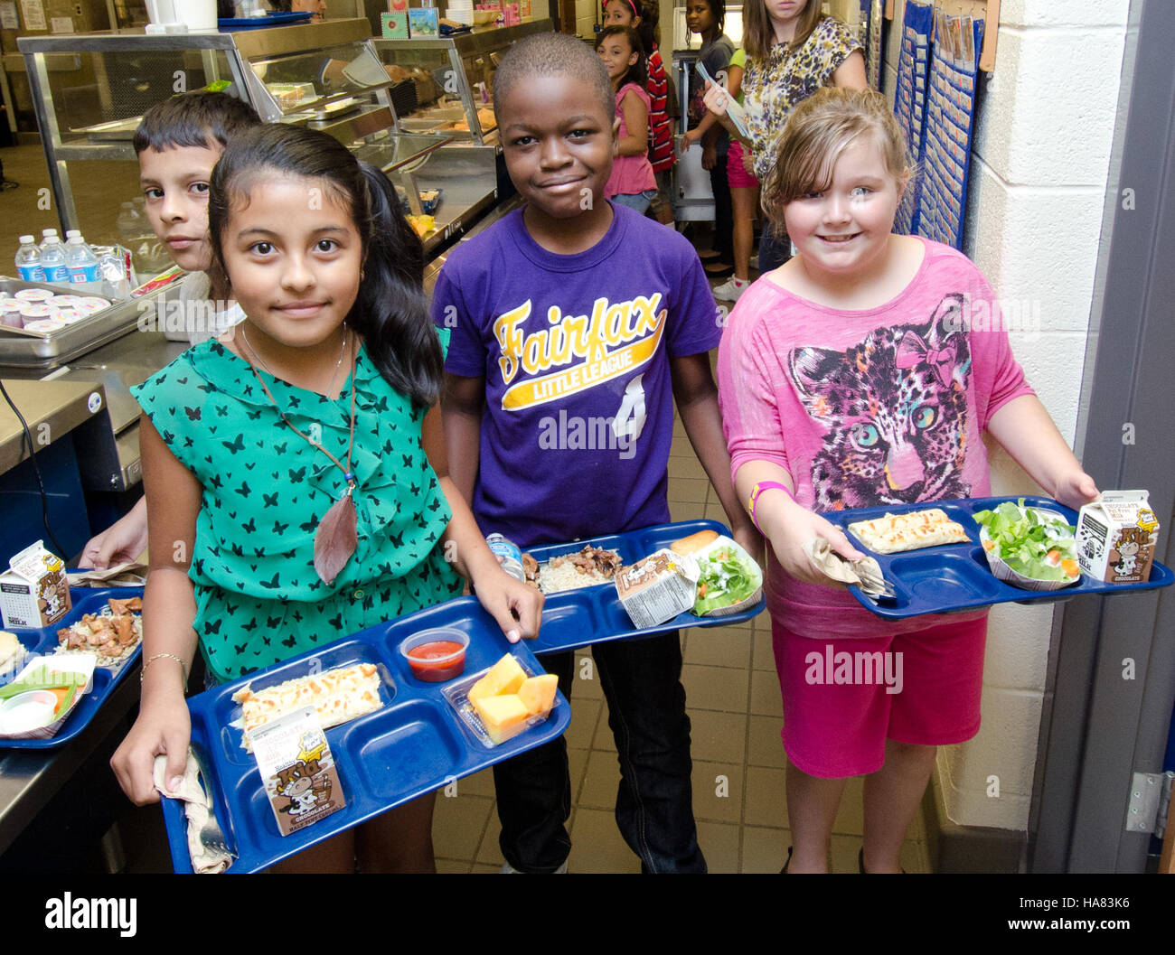 This image showcases a school lunch initiative in Prince William County ...
