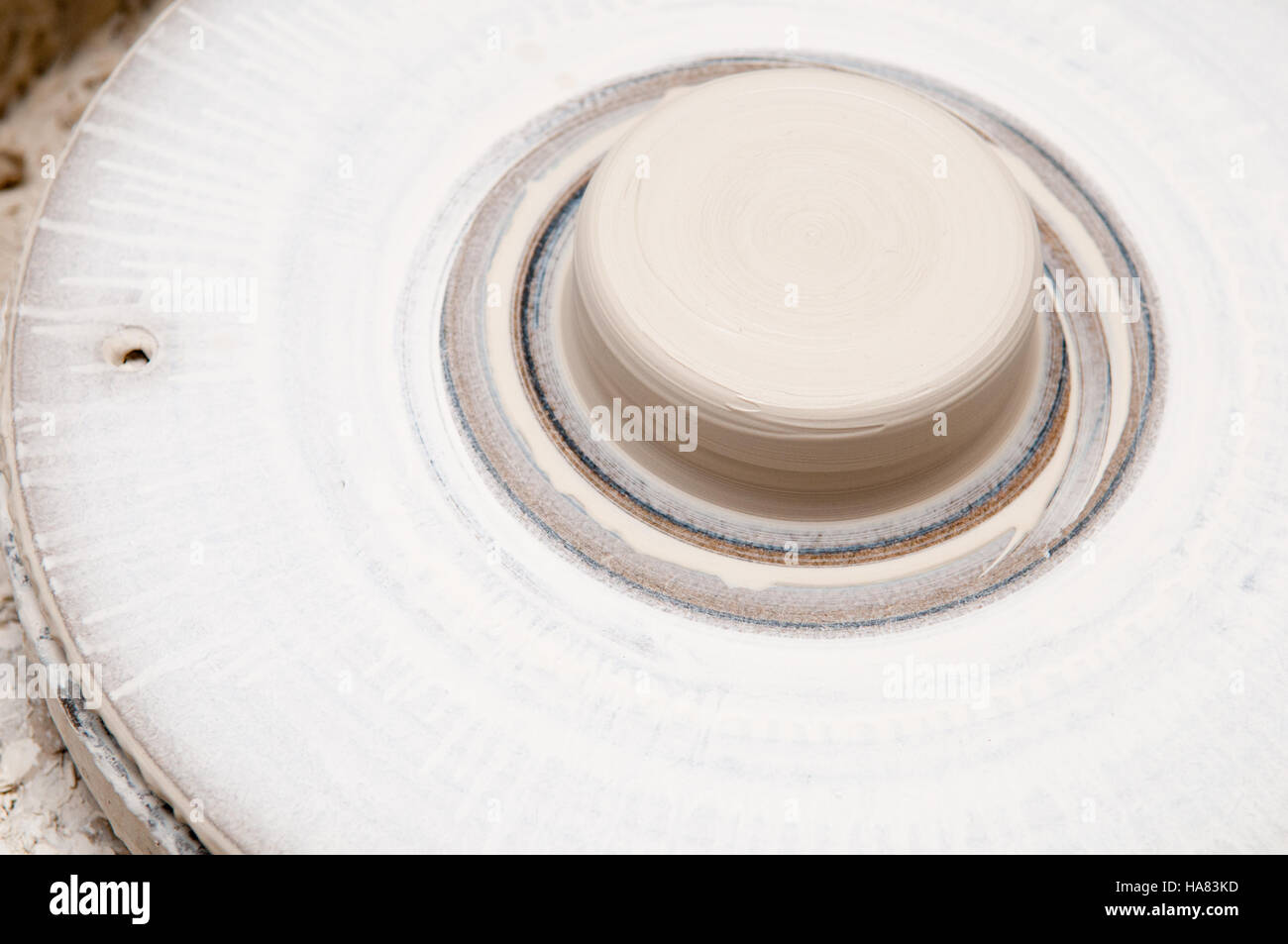 Pottery making wheel Stock Photo - Alamy