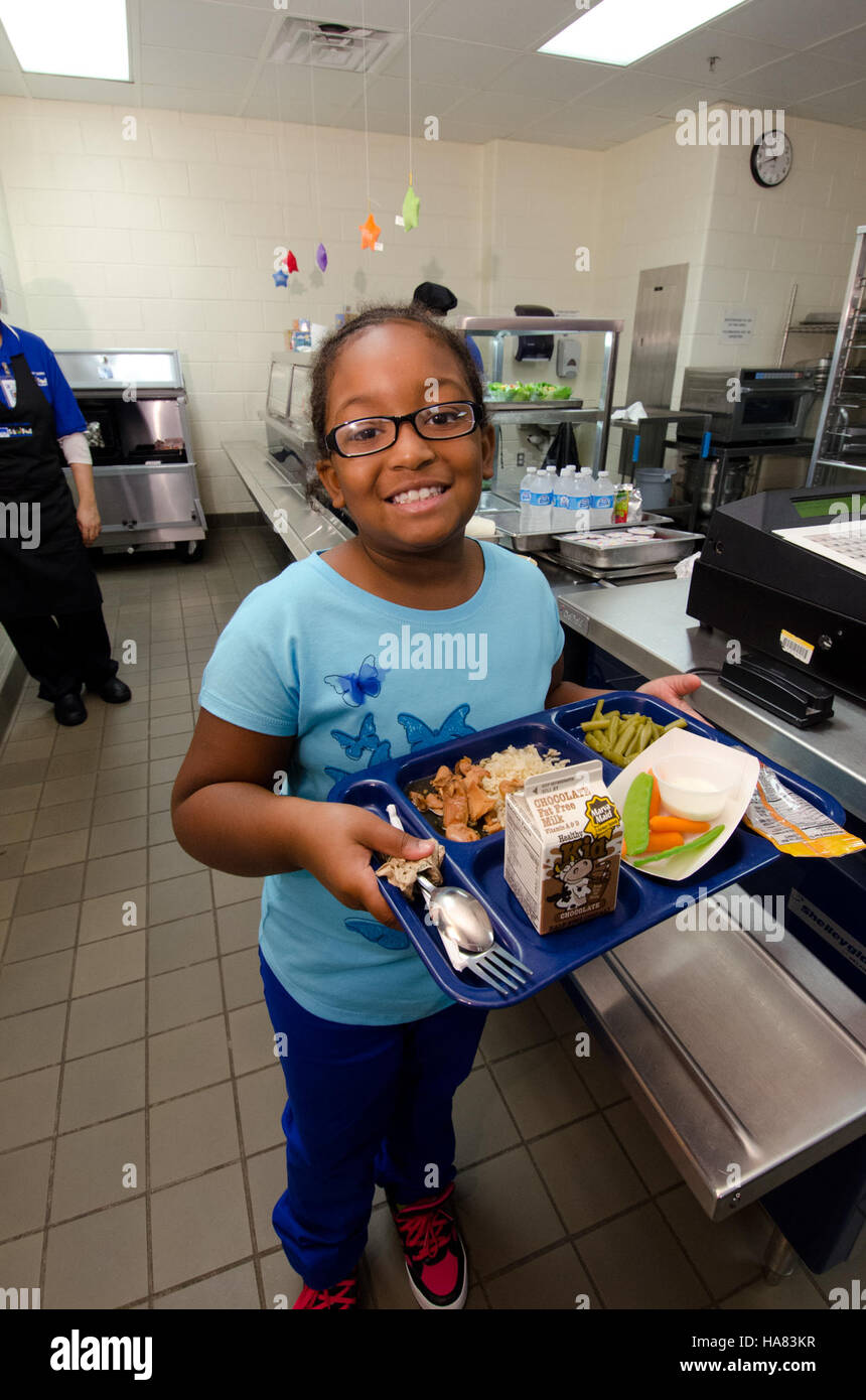 A USDA program promoting healthy school lunches, featuring fruit cups ...