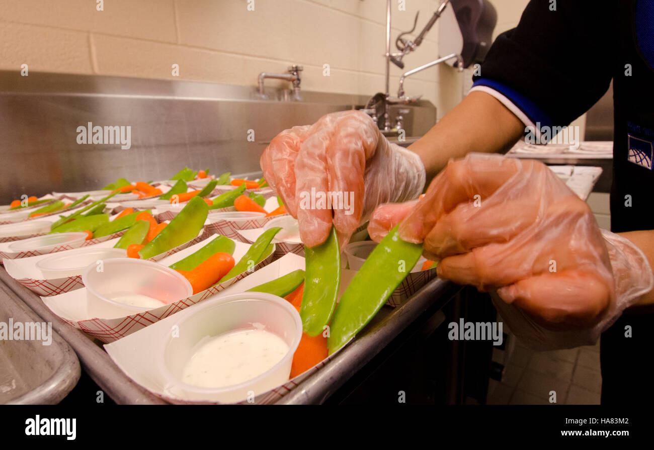 This image showcases USDA-supported school lunch programs that provide healthy food options such ...