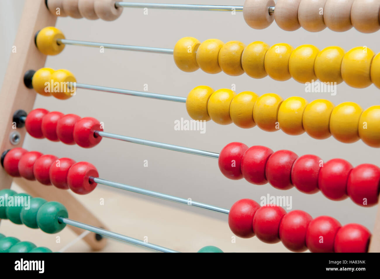 finance concept background of an abacus Stock Photo - Alamy