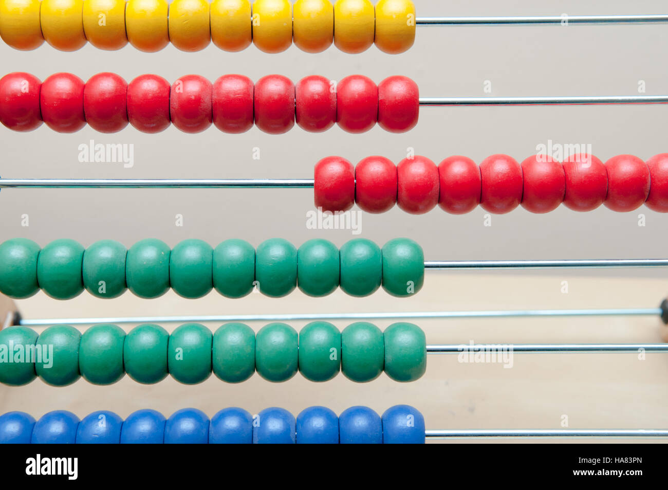 finance concept background of an abacus Stock Photo - Alamy