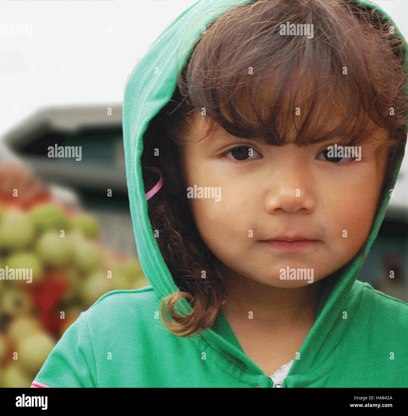 This image shows a child receiving food assistance from the Alameda ...