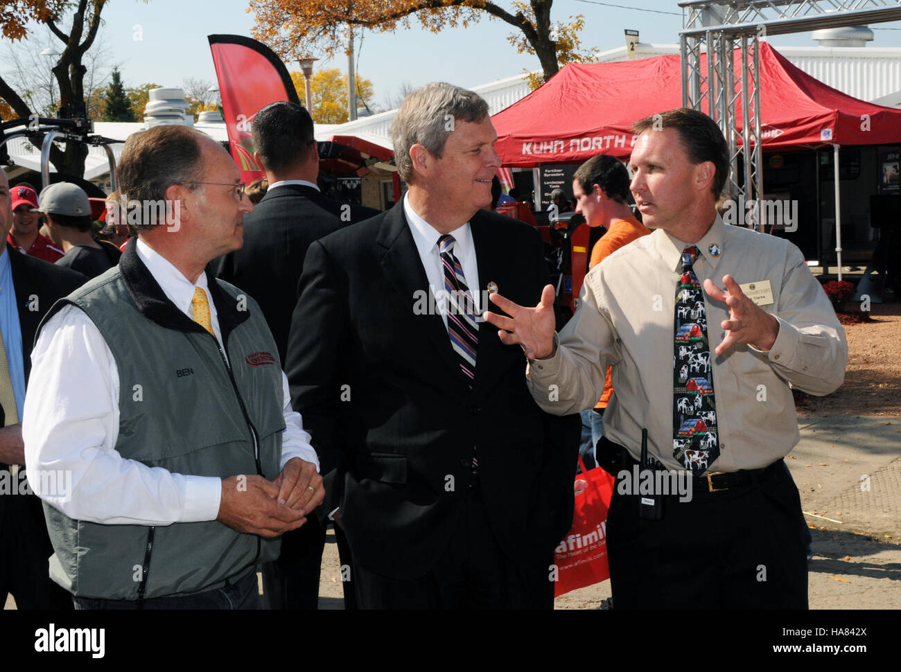 Secretary of Agriculture Tom Vilsack speaks at the Dairy Expo, a key ...