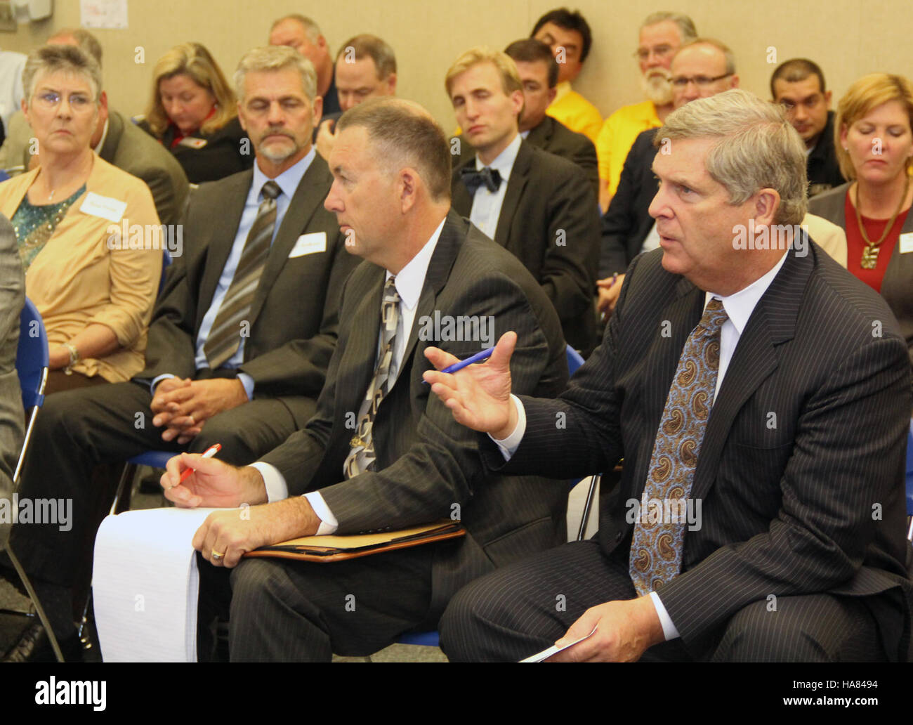 Secretary Tom Vilsack addresses drought-related issues at a federal ...
