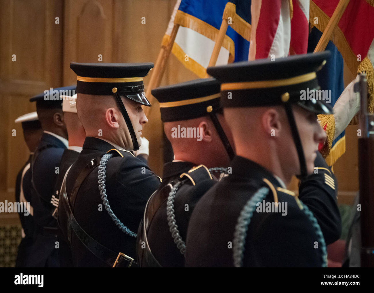 Joint armed forces color guard hi-res stock photography and images - Alamy