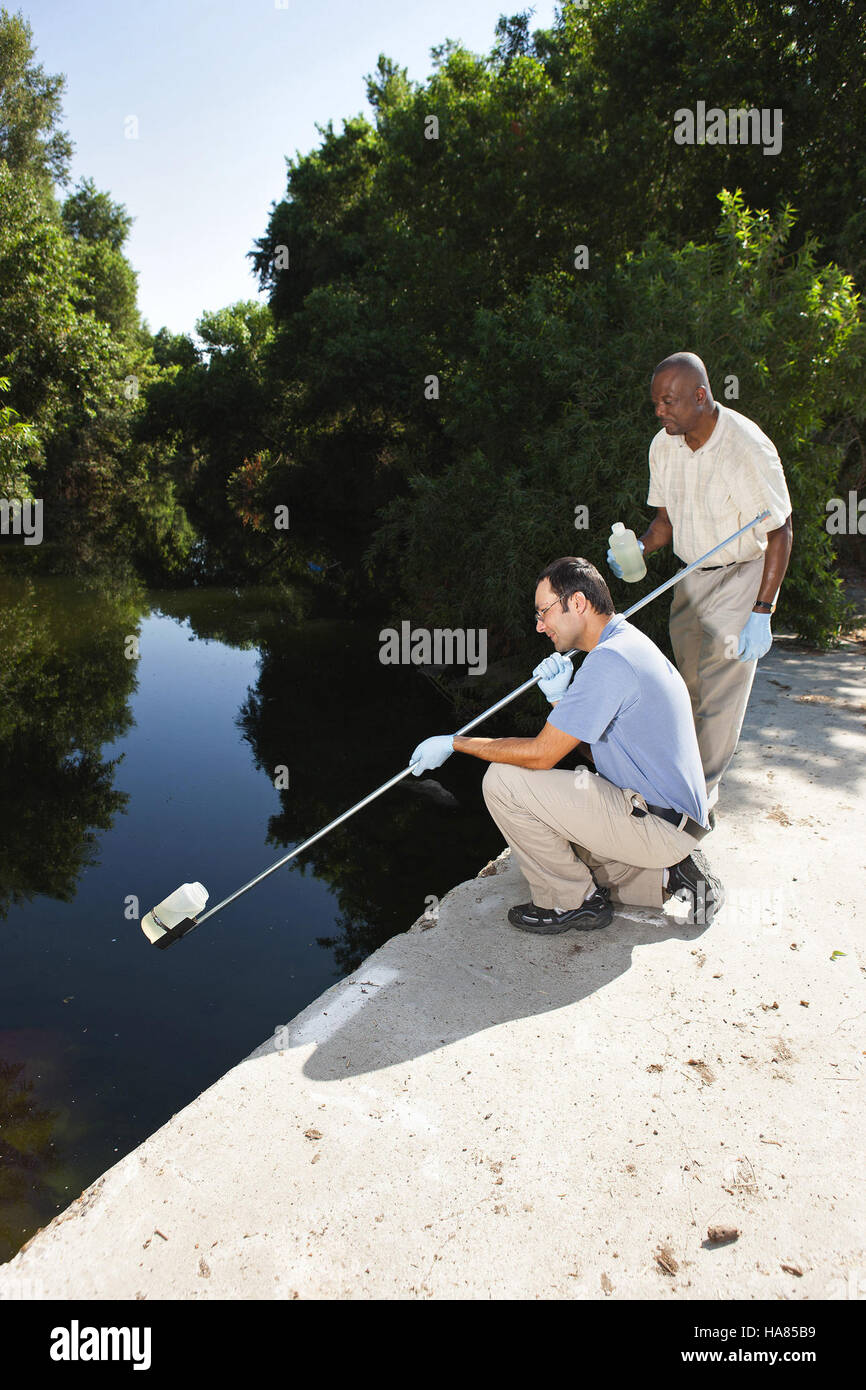 USDA researchers focus on water microbiology, studying water samples to ...