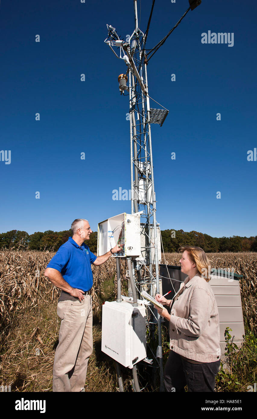 USDA researchers conduct hydrology and water science studies, using ...