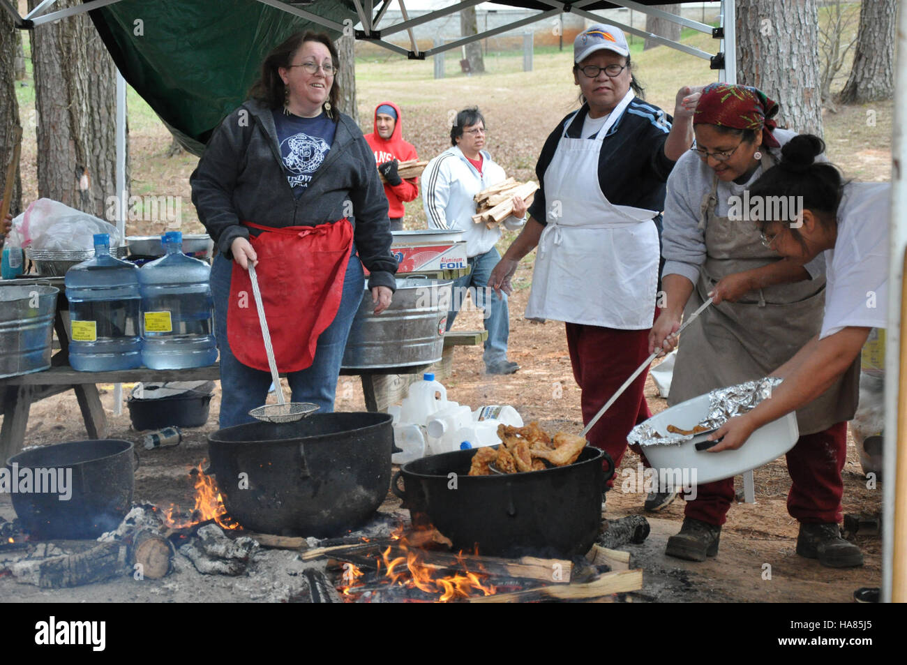 This image shows Choctaw hominy, a traditional Native American food ...