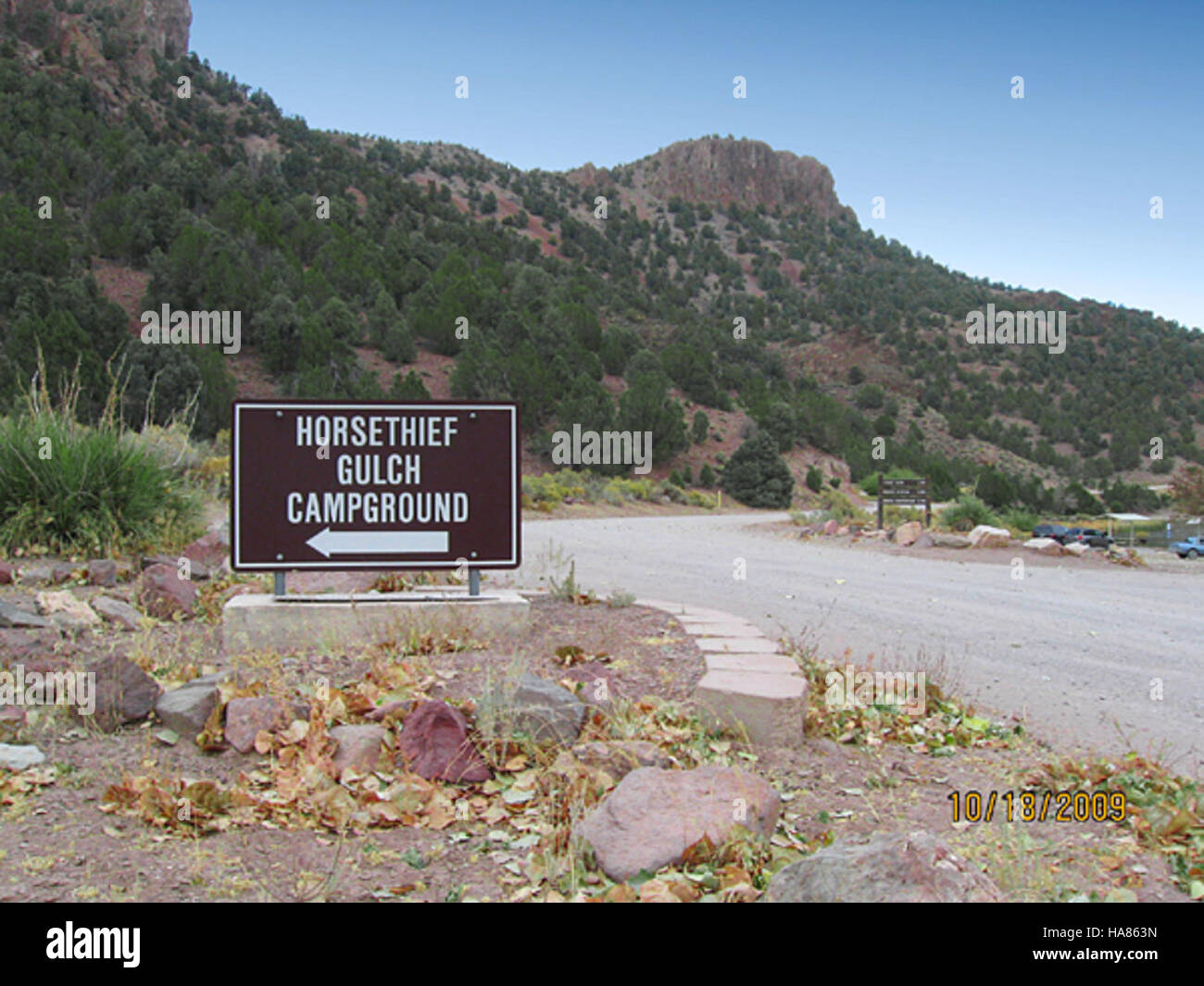 Horsetheif Gulch Campground, located in the Nevada desert, offers a ...