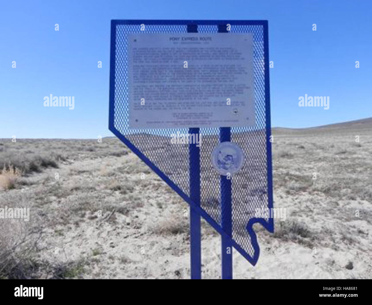 The Pony Express Trail, a historical route across the western U.S., is ...