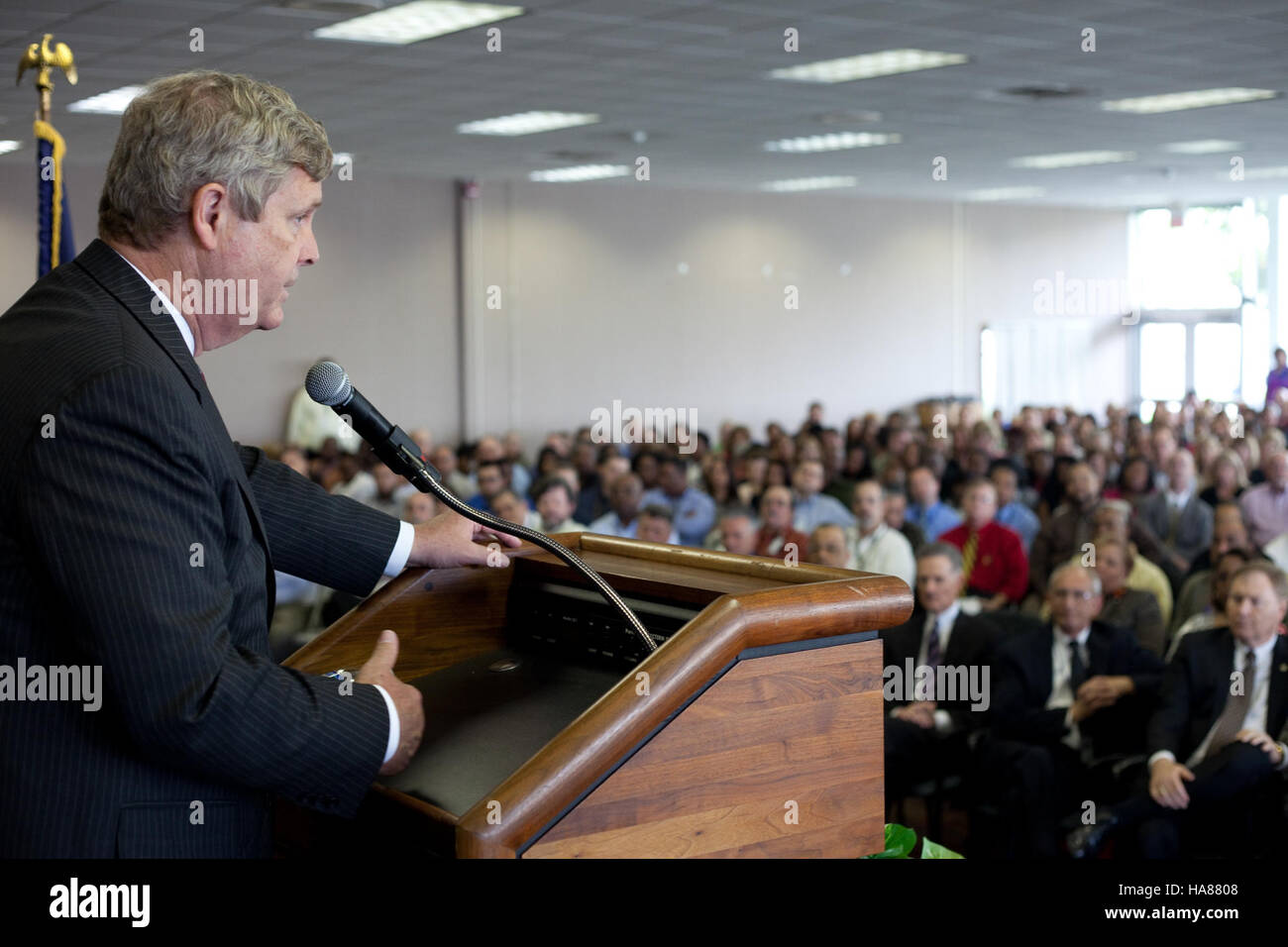 This image shows a USDA event in a National Park, promoting ...