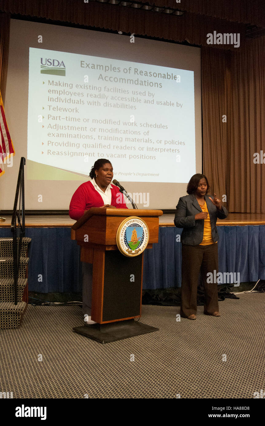 The USDA's Civil Rights Disability Employment Program Team conducts ...