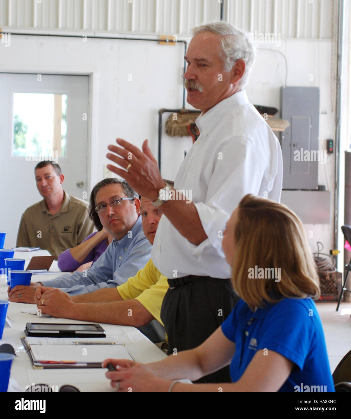 A group of future farmers participates in the Ohio Future Farmers ...