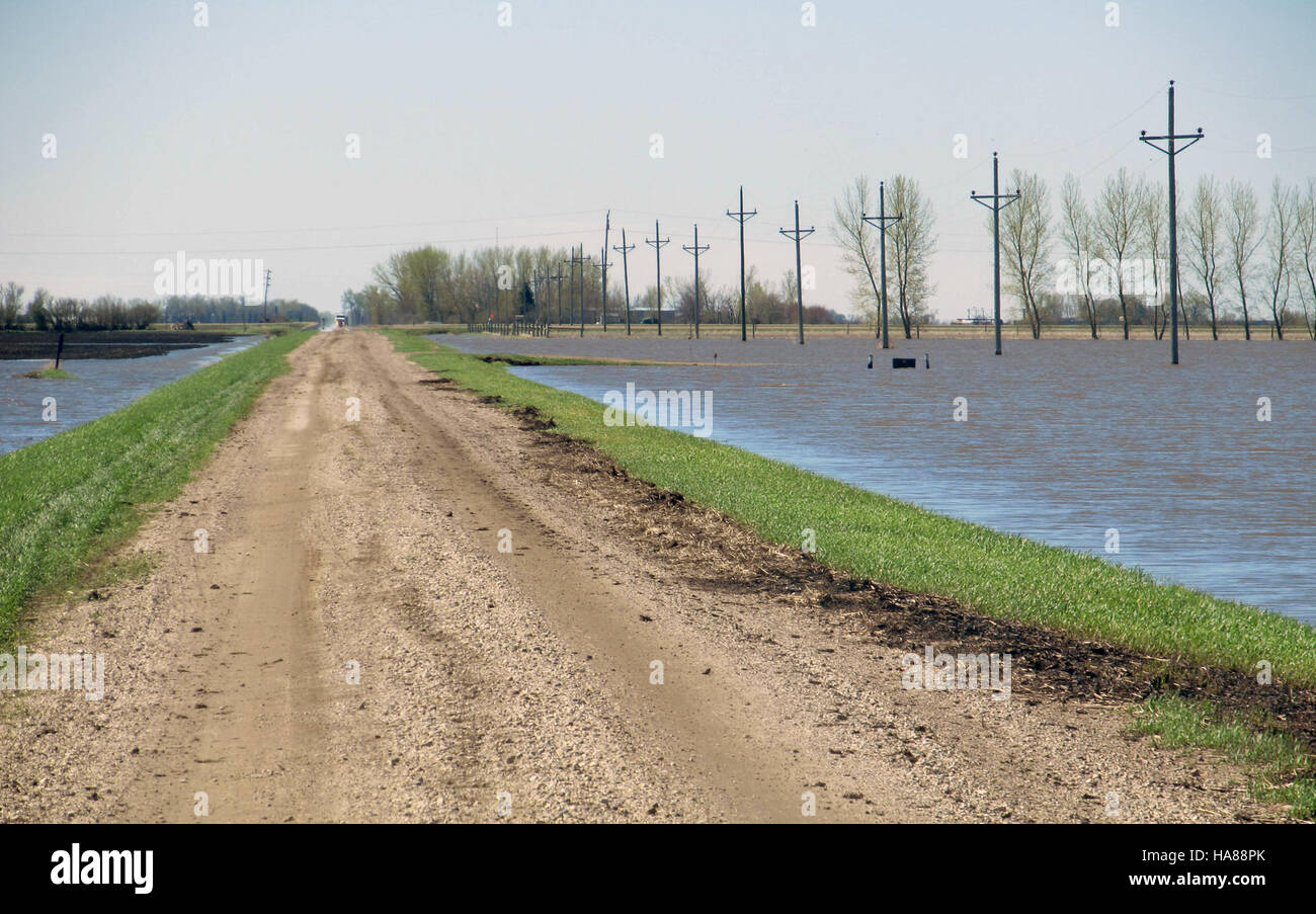 The USDA's photo of the Cavalier Flooding Park and Tongue River ...