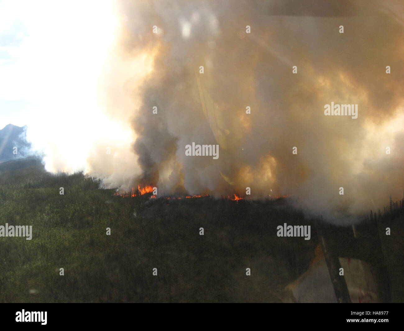 The Chisana River Fire, located in a U.S. National Park, highlights the ...