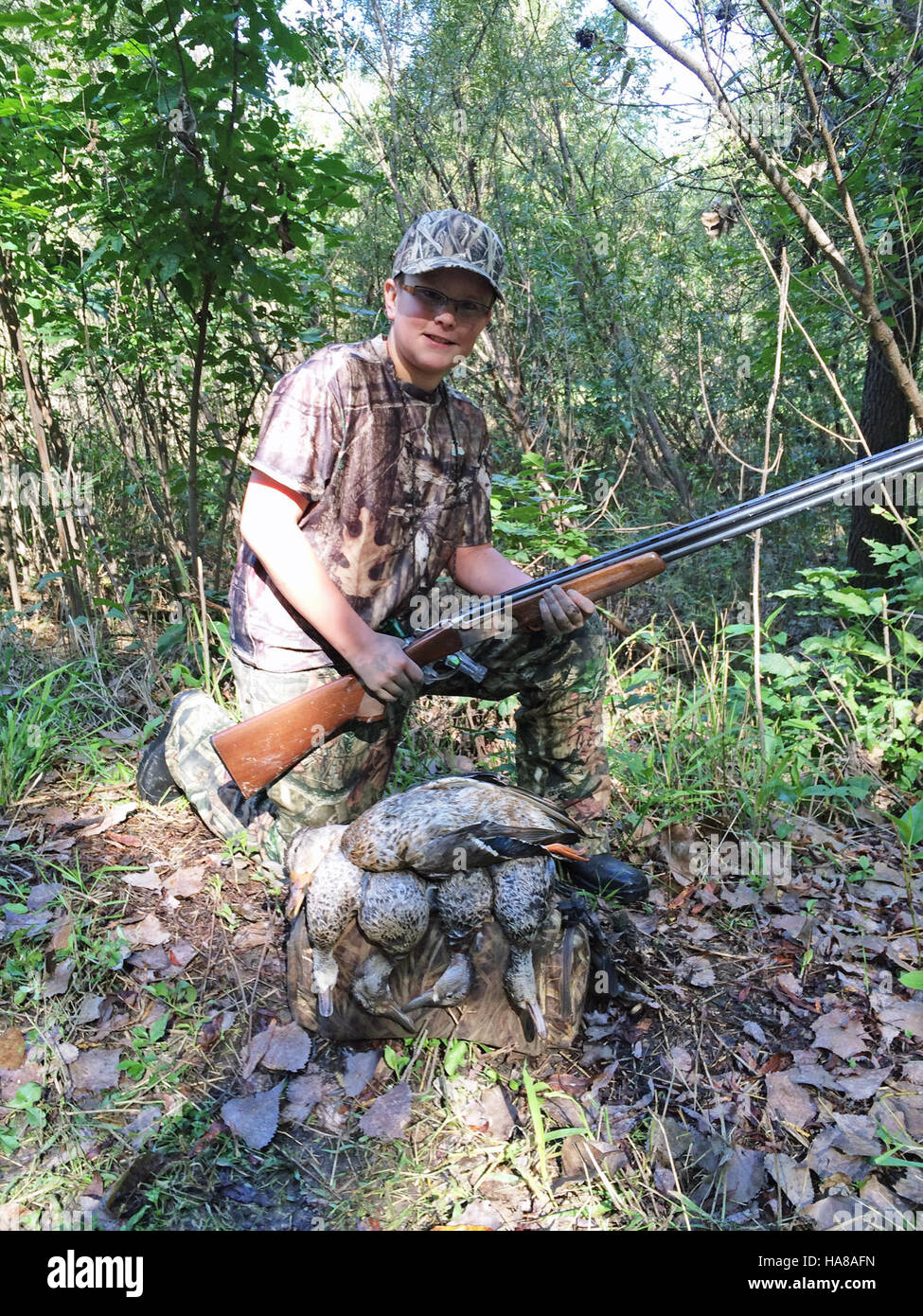 A depiction of a hunter in a U.S. national park, emphasizing the ...