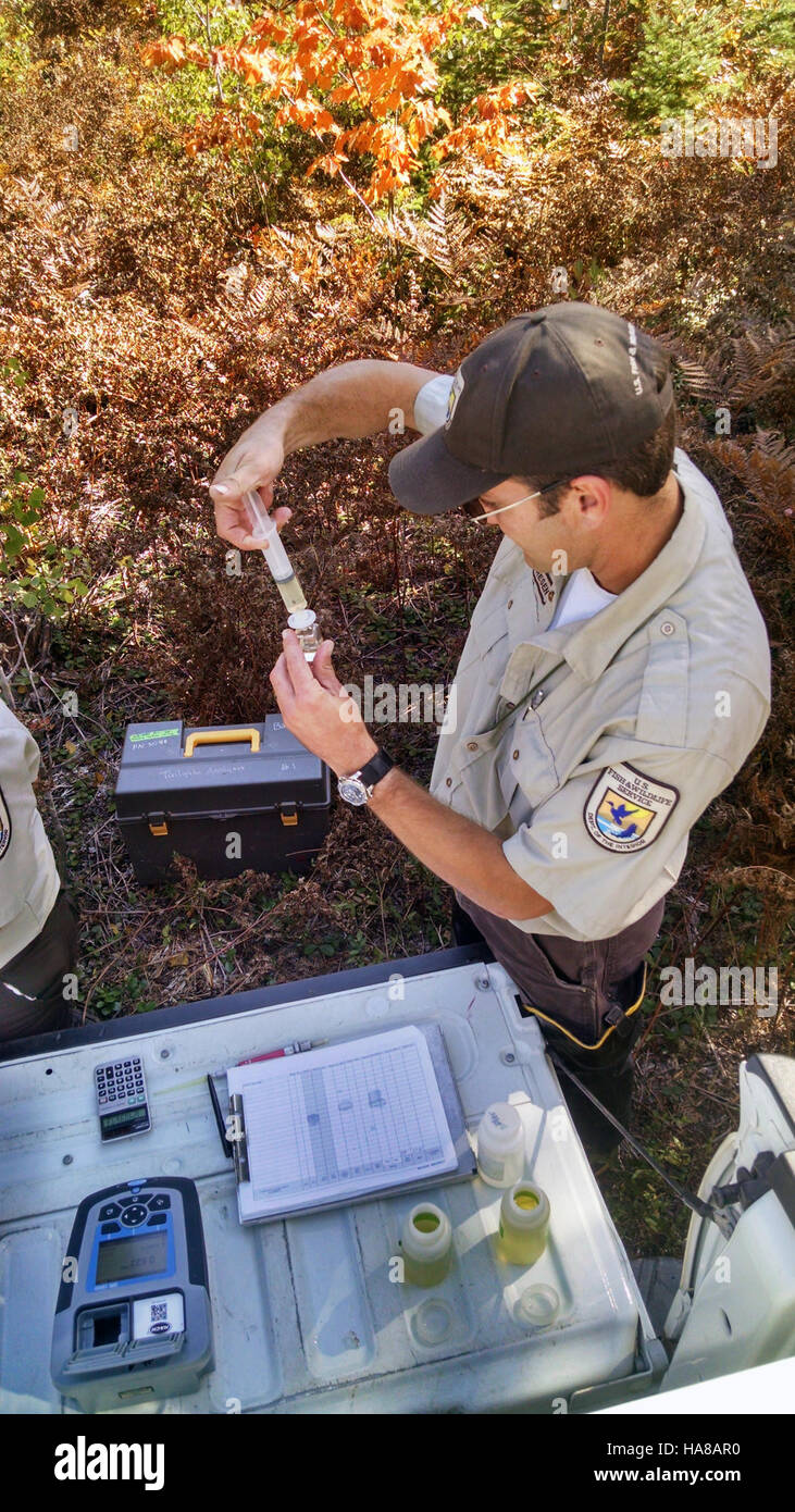 Chad Andresen, a Biological Science Technician at Marquette Biological ...