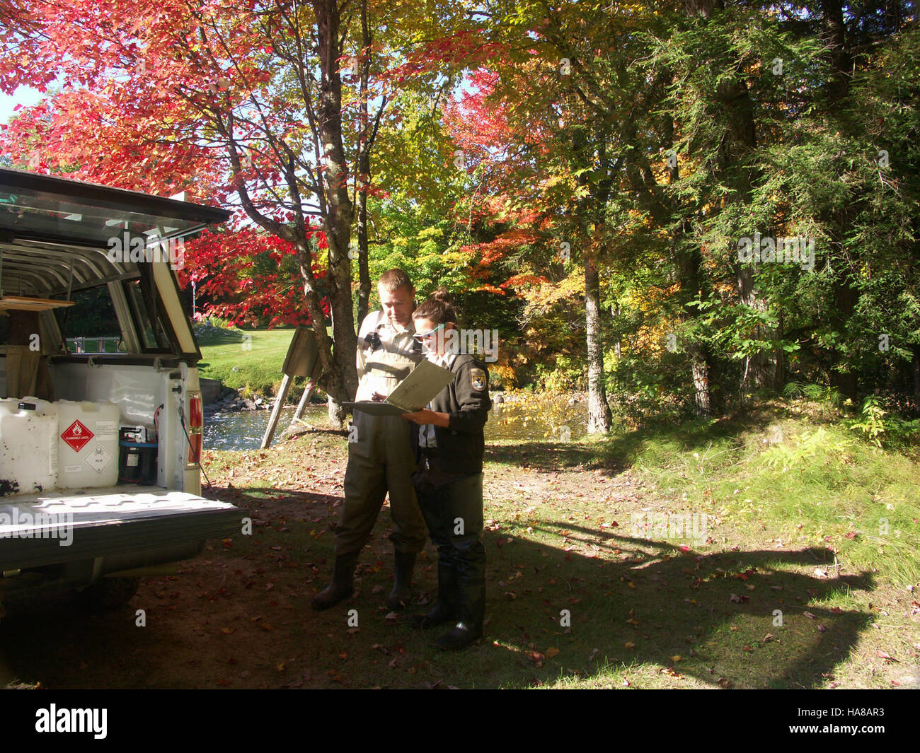 Physical Science Technician Justin Oster and Biological Science ...