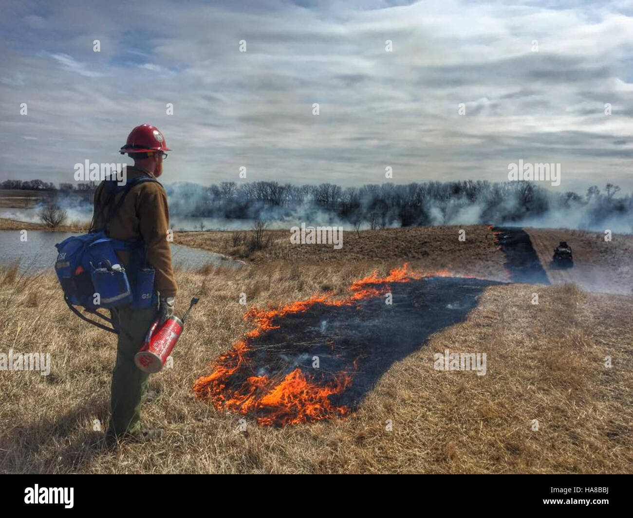 Controlled burns are a land management practice used to reduce excess ...