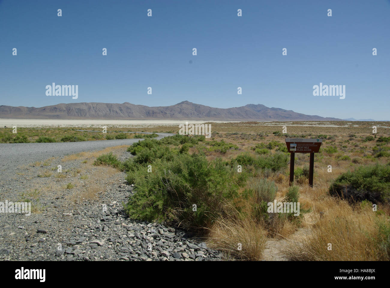 The Black Rock Desert Playa in Nevada is known for its striking, barren ...