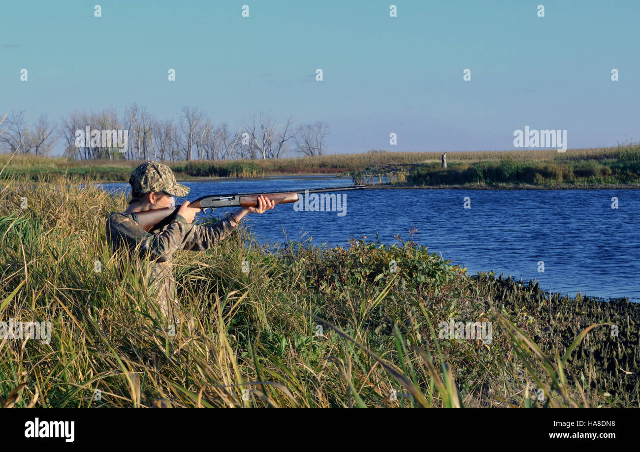 usfwsmidwest 22145149985 Waterfowl Hunting Stock Photo - Alamy