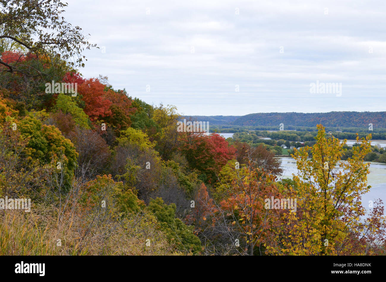 This image features the Mississippi River Bluff, part of a national ...
