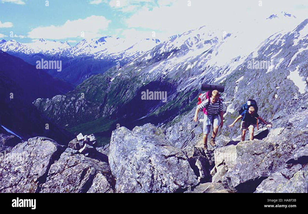 The Chilkoot Trail, an iconic hiking route in Alaska, is captured in ...