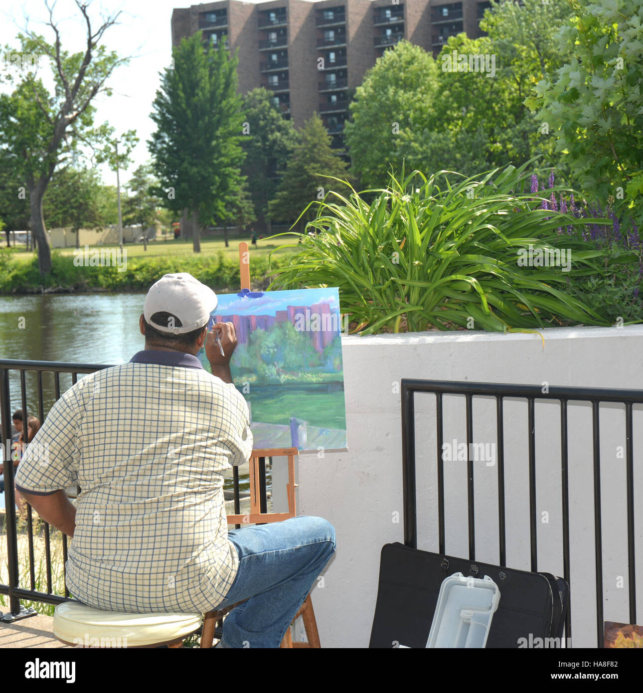 A historical image of a Fish Rodeo event in the Midwest, showcasing a ...