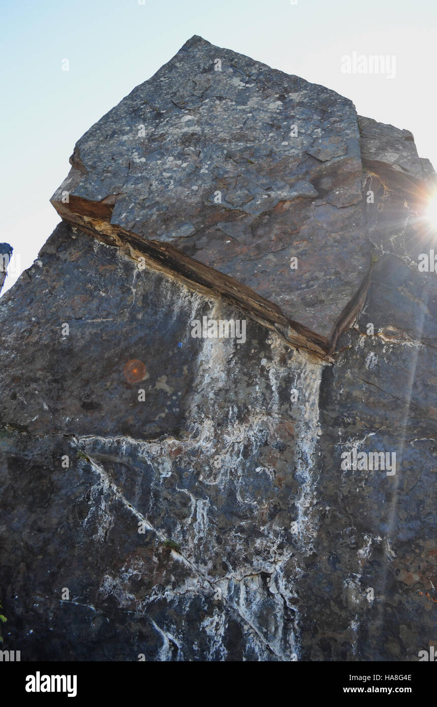Magnetic Rock in a Midwest National Park is a natural feature that ...