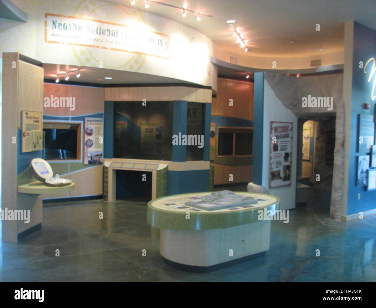 The newly opened Visitor Center at Nesoho National Fish Hatchery ...