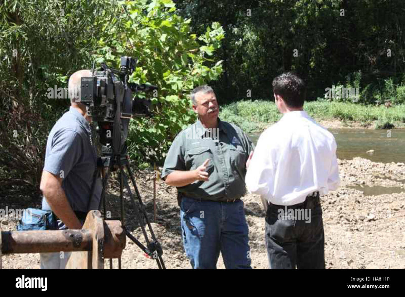 A Missouri Department of Conservation (MDC) representative provides ...