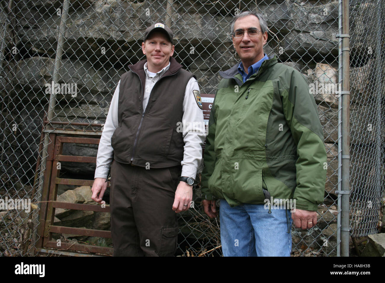 usfwsmidwest 5249451699 Ben Mense and Tom Melius at Cave Entrance on ...
