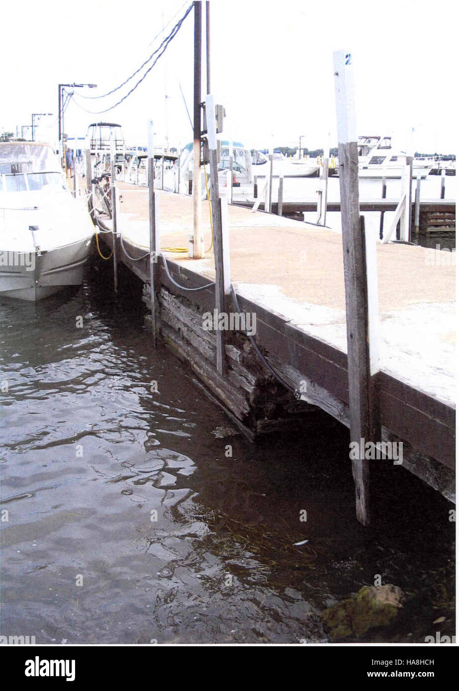 This image shows the before condition of the Put-In-Bay Marina ...