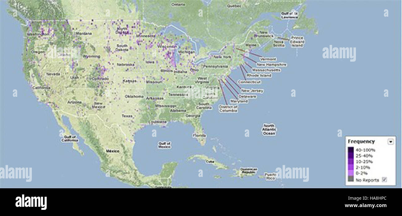 Razorbill Map Where They Live