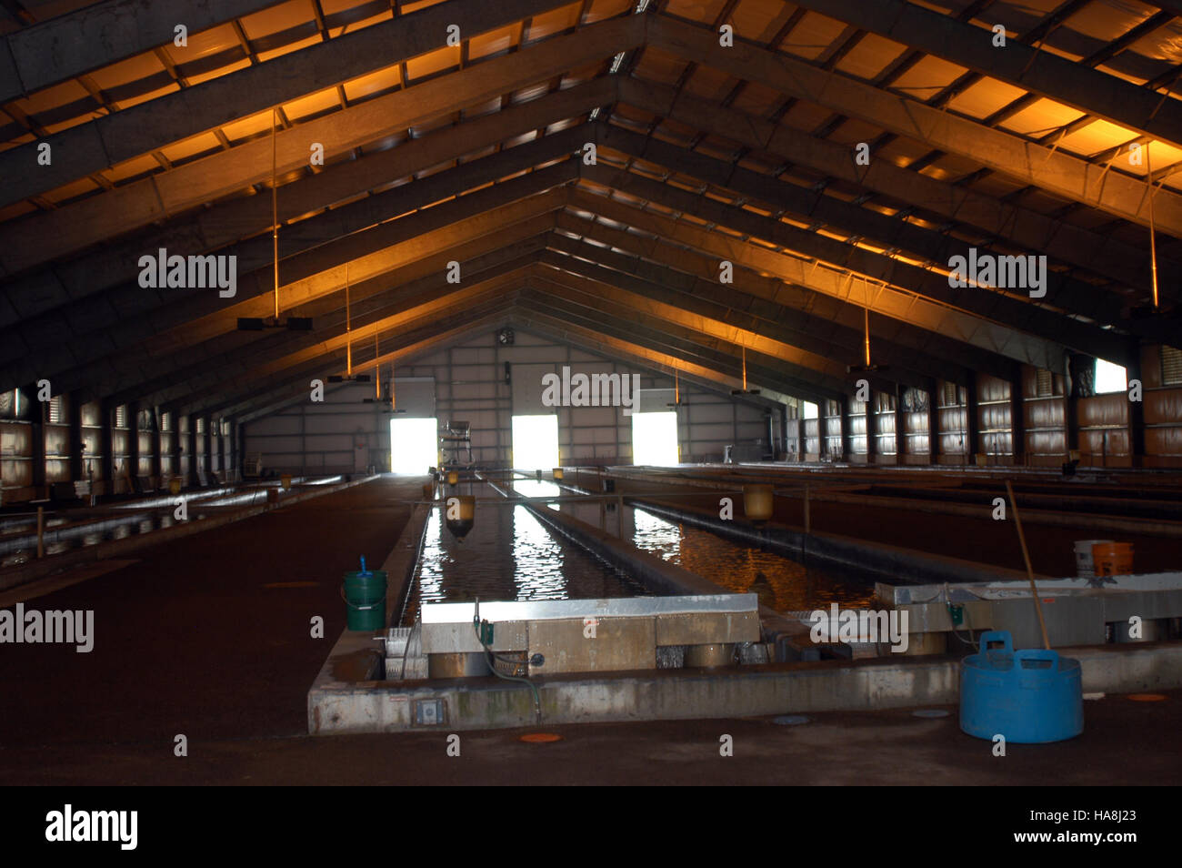 The Iron River National Fish Hatchery Production Building is featured ...