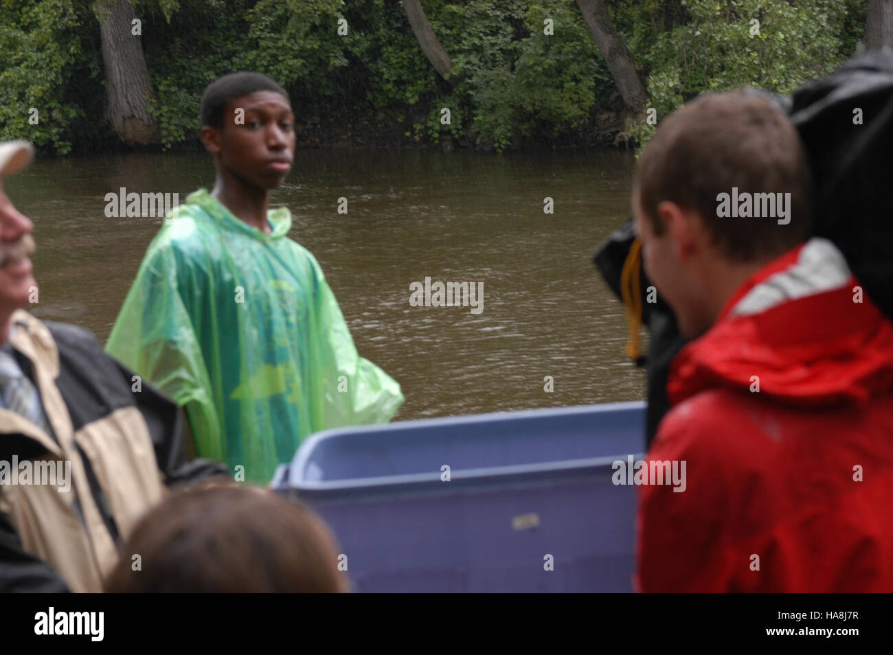 A Green Team member prepares to release a rehabilitated bird back into ...