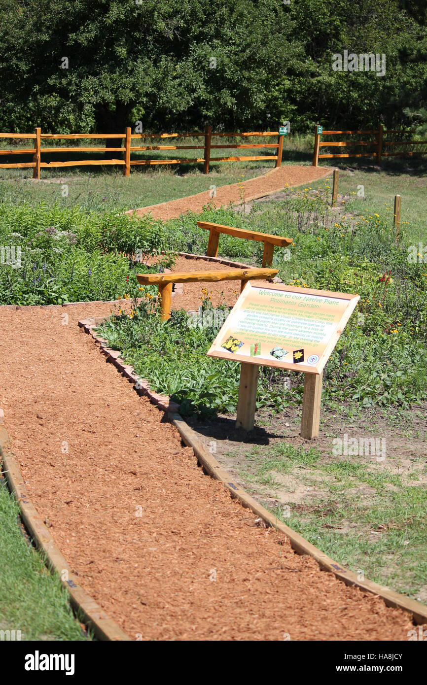 The Walking Garden at Jordan River National Fish Hatchery is designed ...