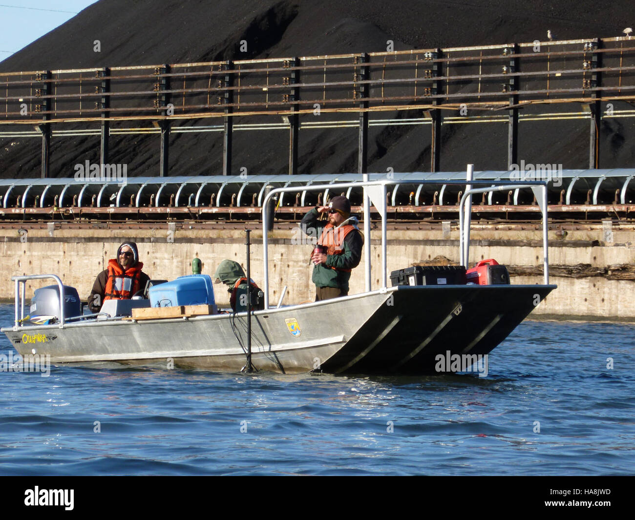 DIDSON (Dual-frequency Identification Sonar) technology is used to ...