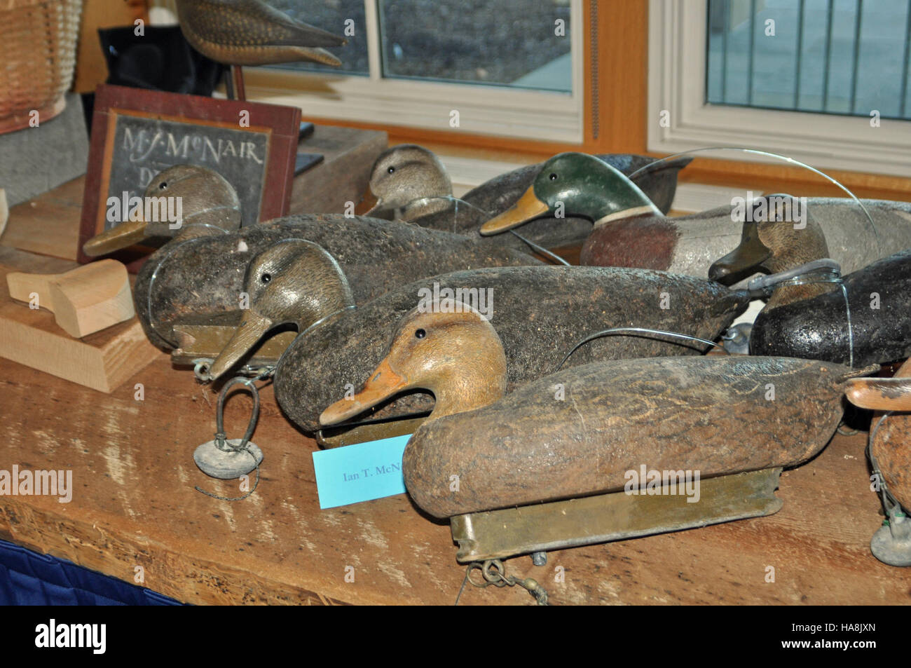 A high-quality decoy carving demonstration showcases the craftsmanship ...