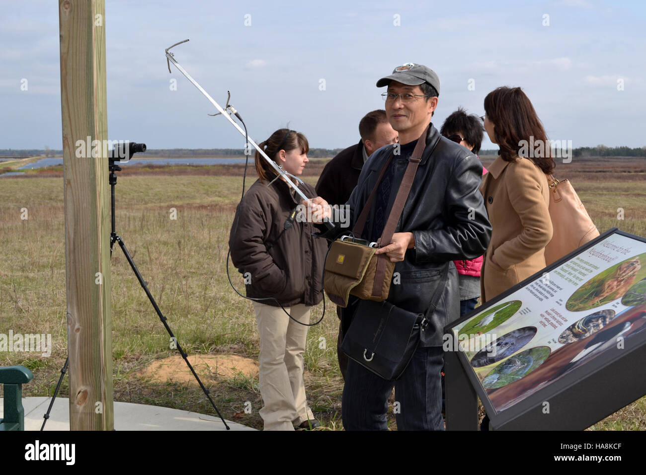 This image shows the use of telemetry technology in national parks to ...