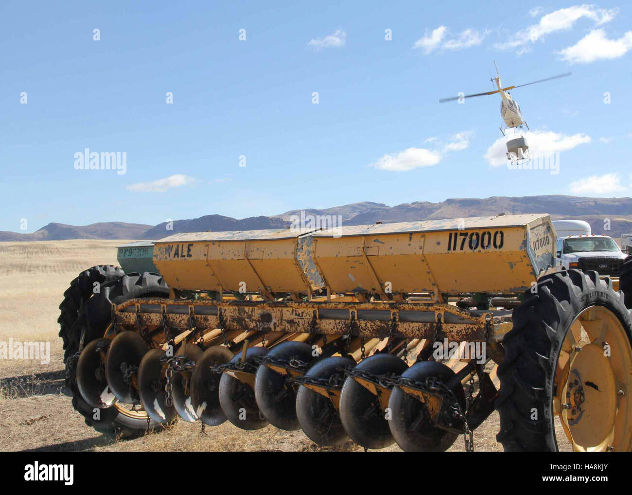 Aerial seeding efforts in the Izzenhood area of Nevada conducted by BLM ...