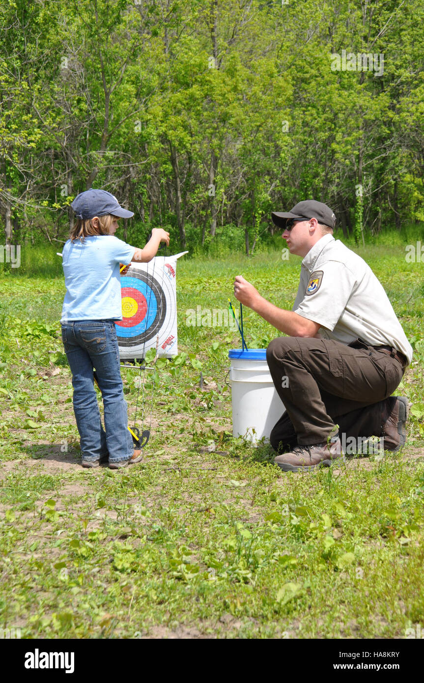 The Archery Outreach program at a national park engages visitors in ...
