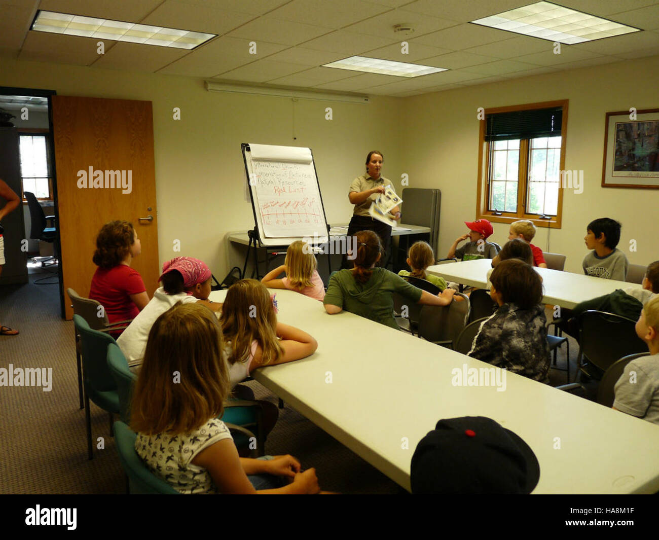 SCEP Intern Laurel Heino educates visitors about the Giant Panda’s ...